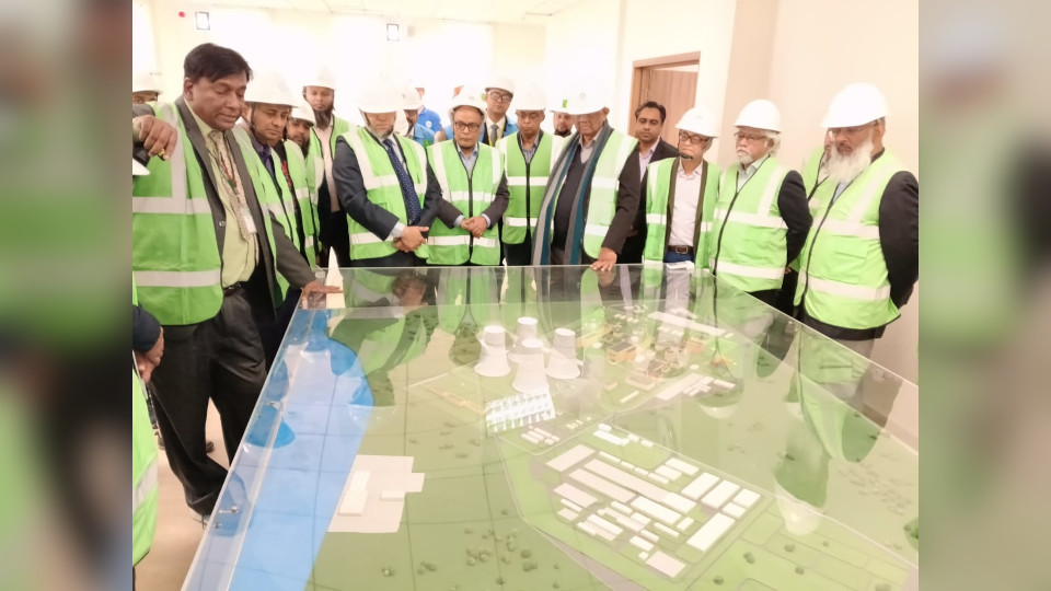 Science and Technology Adviser inspects Rooppur Nuclear Power Plant Project